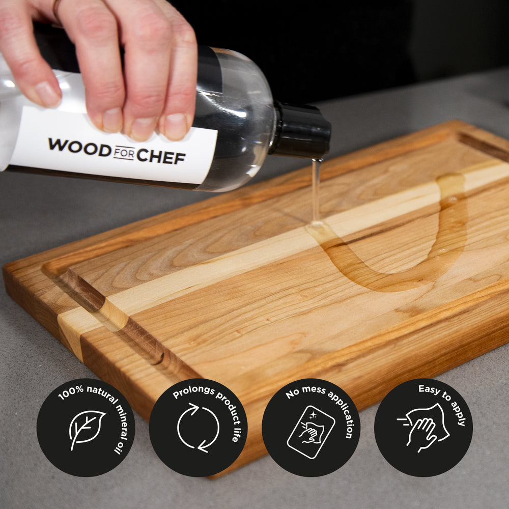 Cutting Board Oil and Wax | WoodForChef